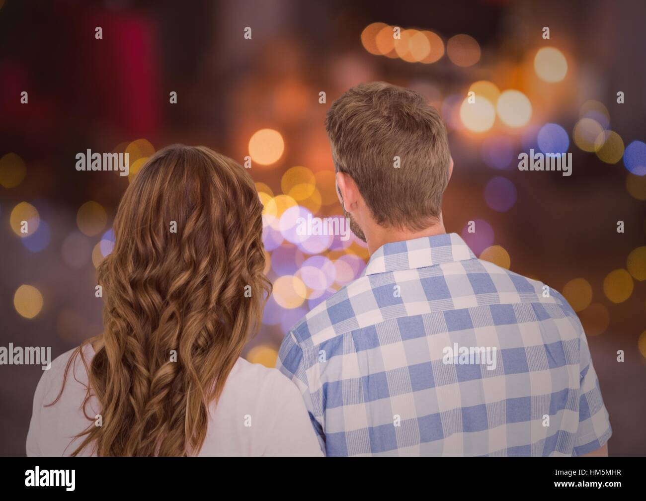 Looking into living room night hi-res stock photography and images - Alamy