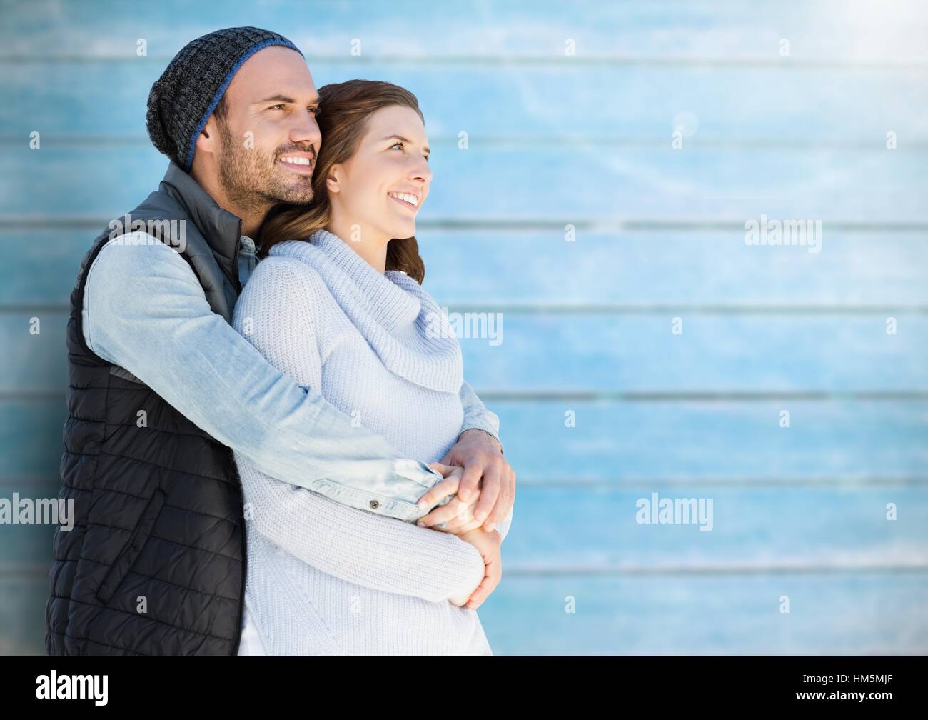 Romantic couple embracing each other Stock Photo - Alamy