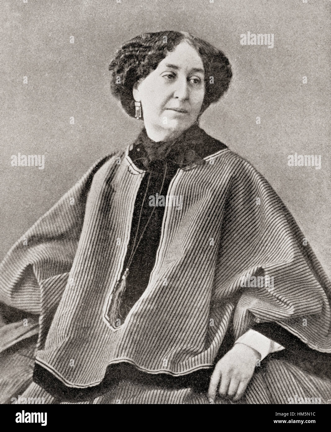 Amantine-Lucile-Aurore Dupin, 1804 – 1876, aka by her pseudonym George ...