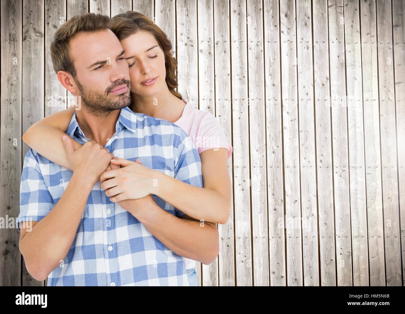 Romantic couple embracing Stock Photo - Alamy
