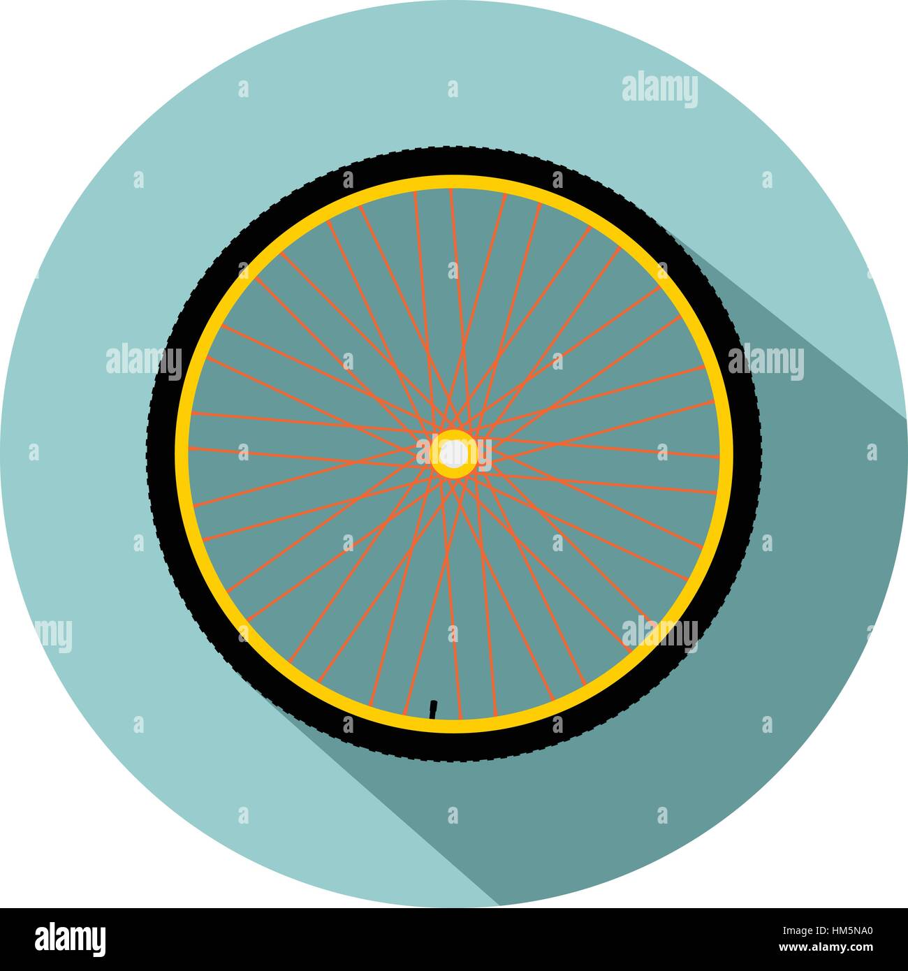 Bicycle wheel, vector eps 10 Stock Vector Image & Art - Alamy