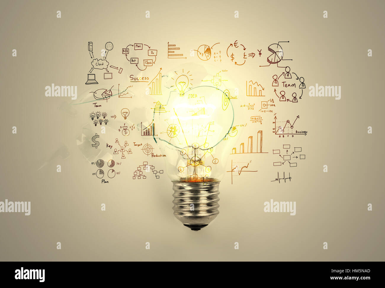 Broken Lightbulb Drawing