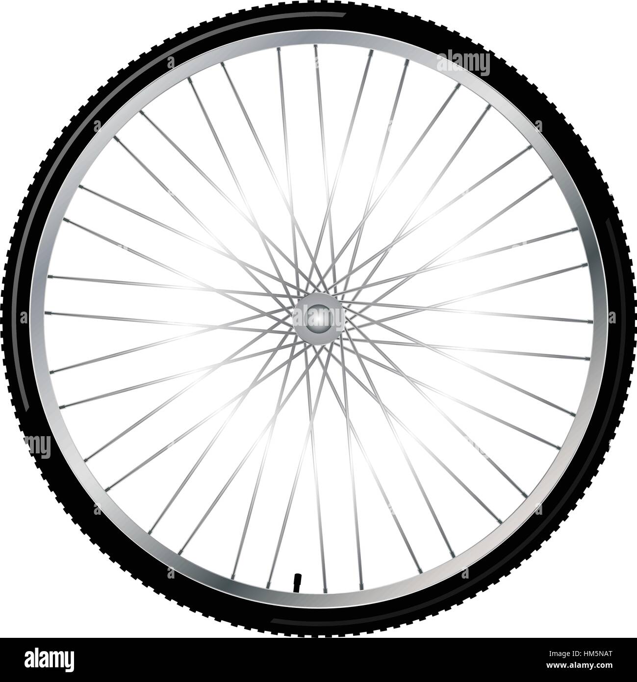 Bicycle wheel, vector eps 10 Stock Vector Image & Art - Alamy