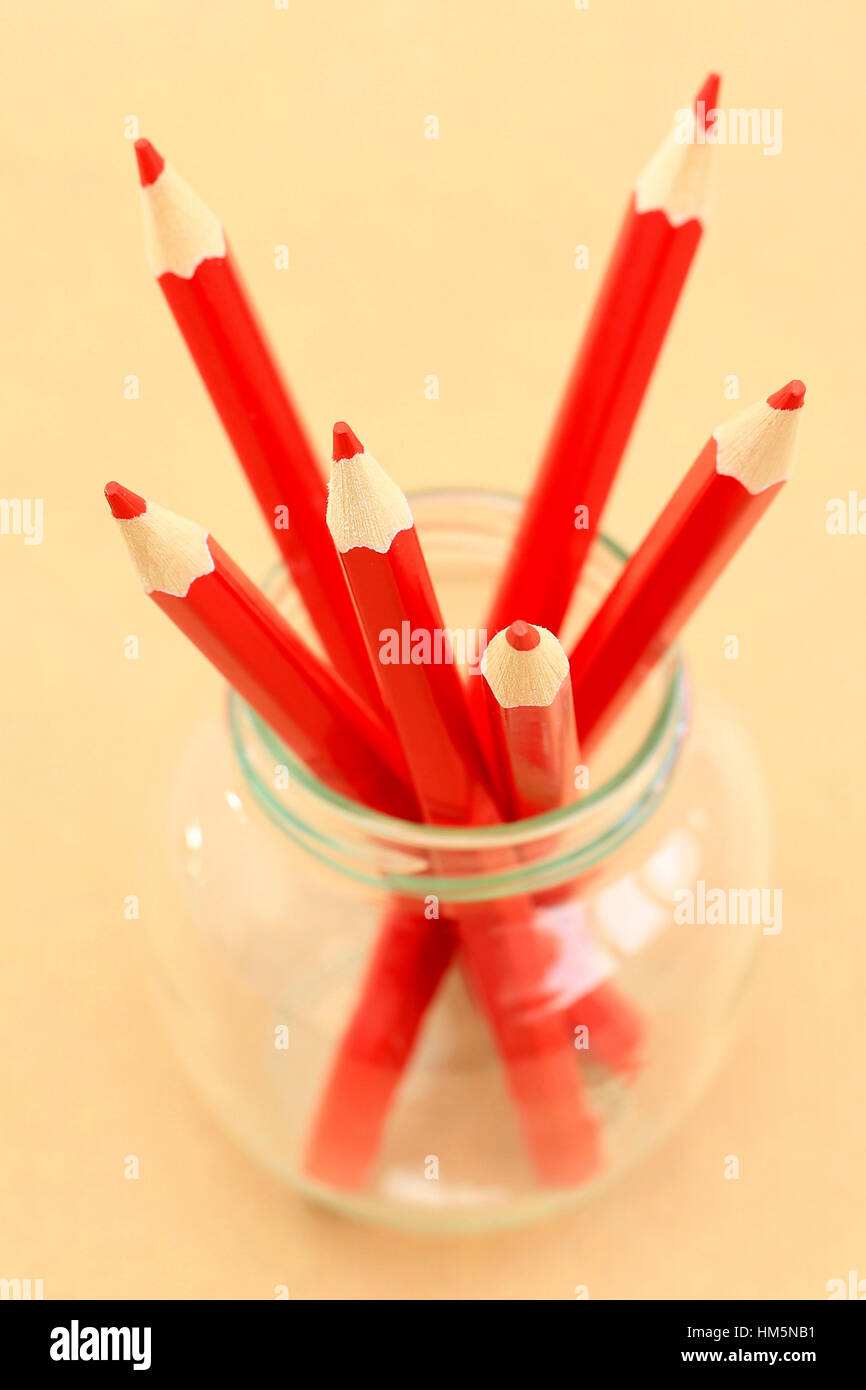 Six pencils hi-res stock photography and images - Alamy