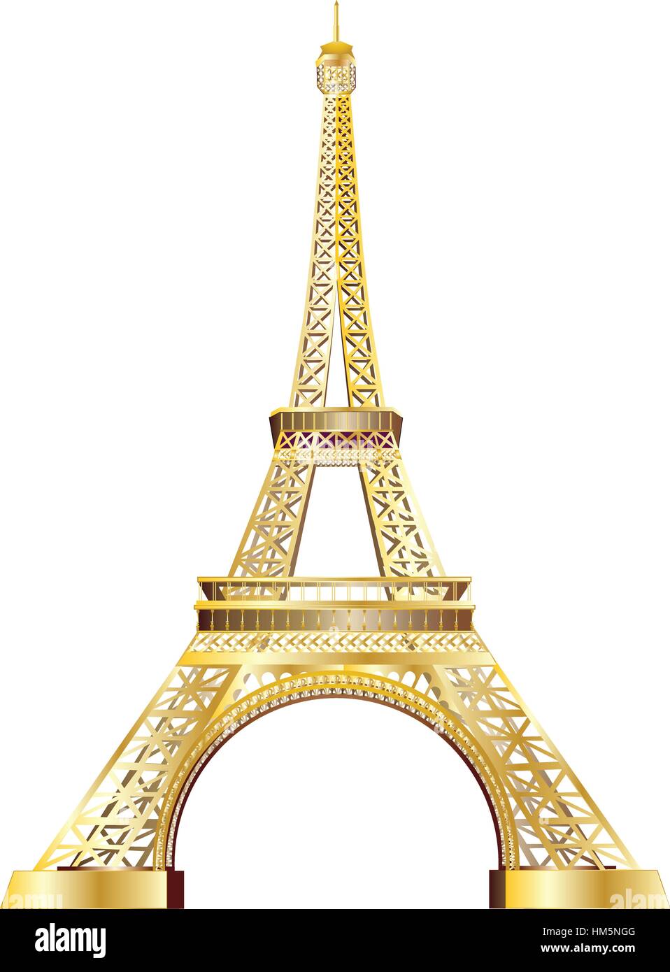 Eiffel tower vector illustration eps 10 Stock Vector Image & Art - Alamy
