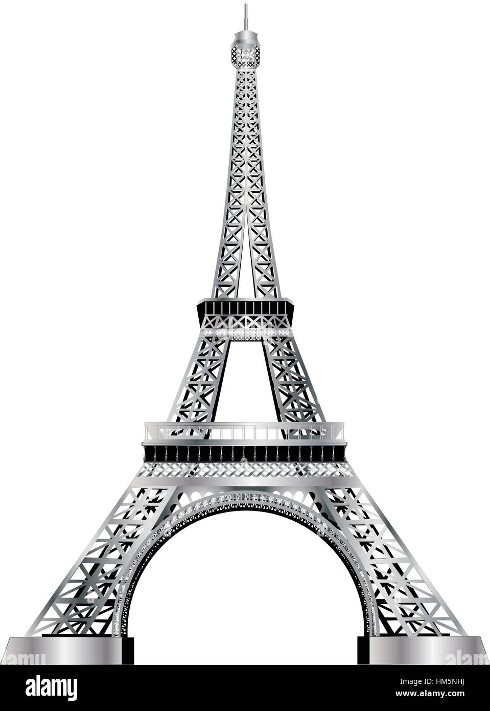 Eiffel tower vector illustration eps 10 Stock Vector Image & Art - Alamy