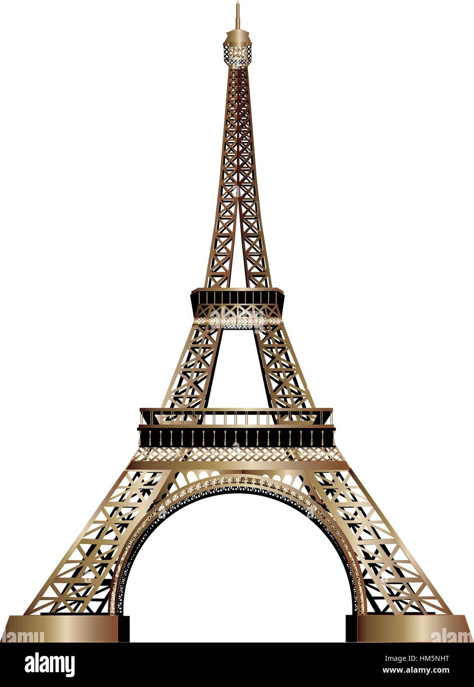 Eiffel tower vector illustration eps 10 Stock Vector Image & Art - Alamy