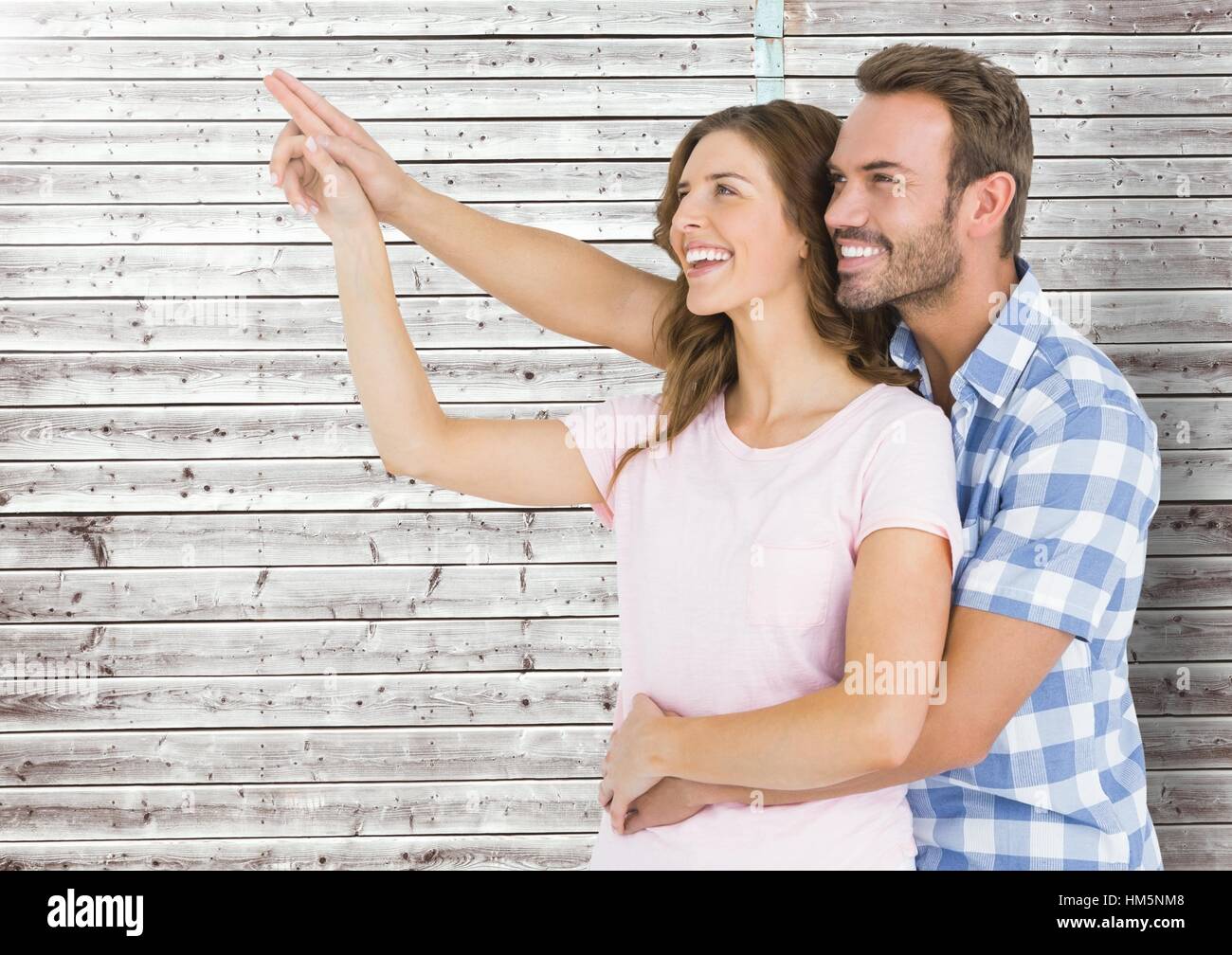 Pointing into distance hi-res stock photography and images - Alamy