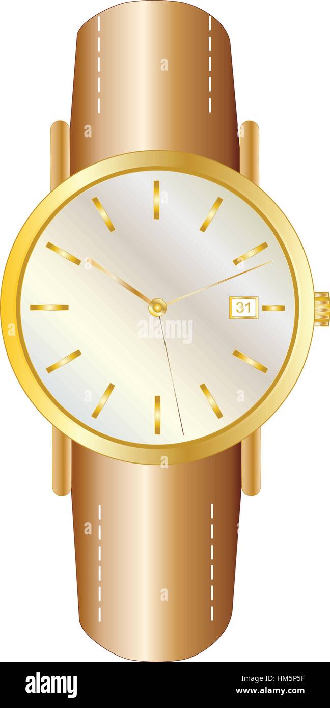 Classic luxury mechanic business style hand watches vector eps 10 Stock ...