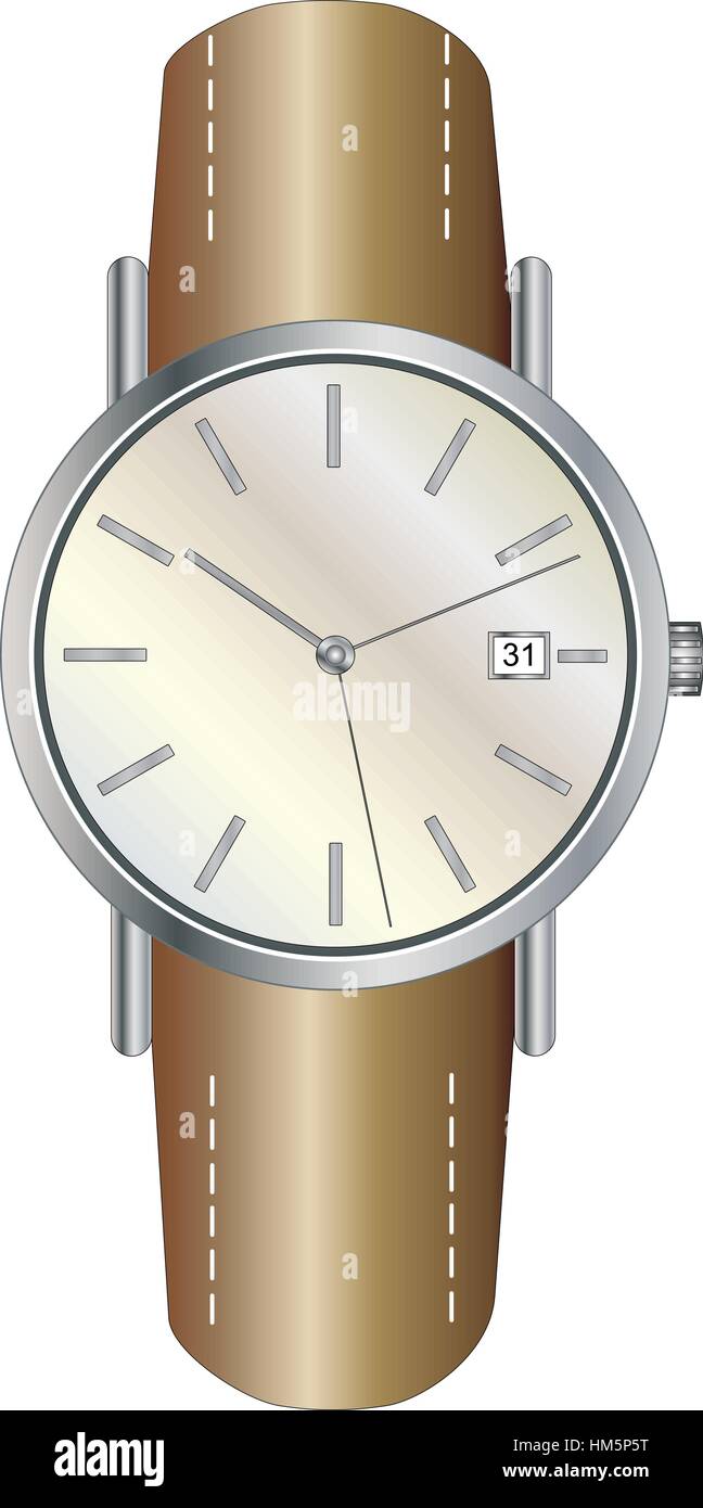 Classic luxury mechanic business style hand watches vector eps 10 Stock ...