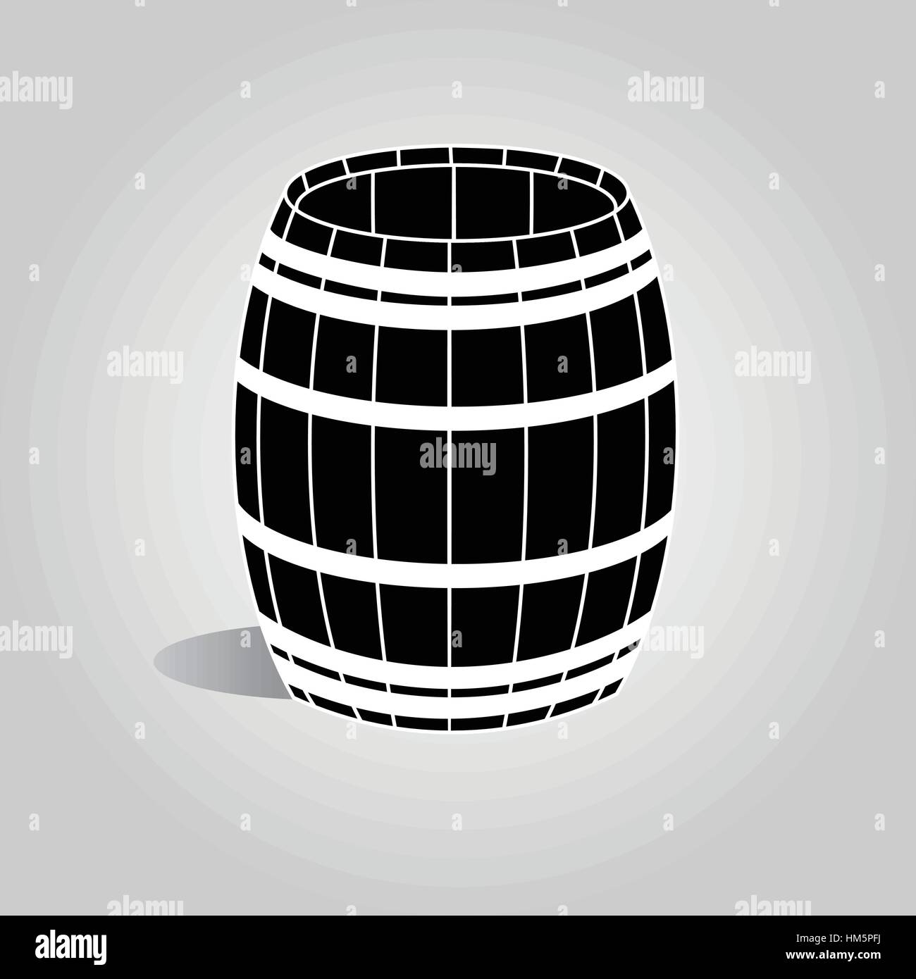 Wooden barrel vector eps 10 Stock Vector Image & Art - Alamy