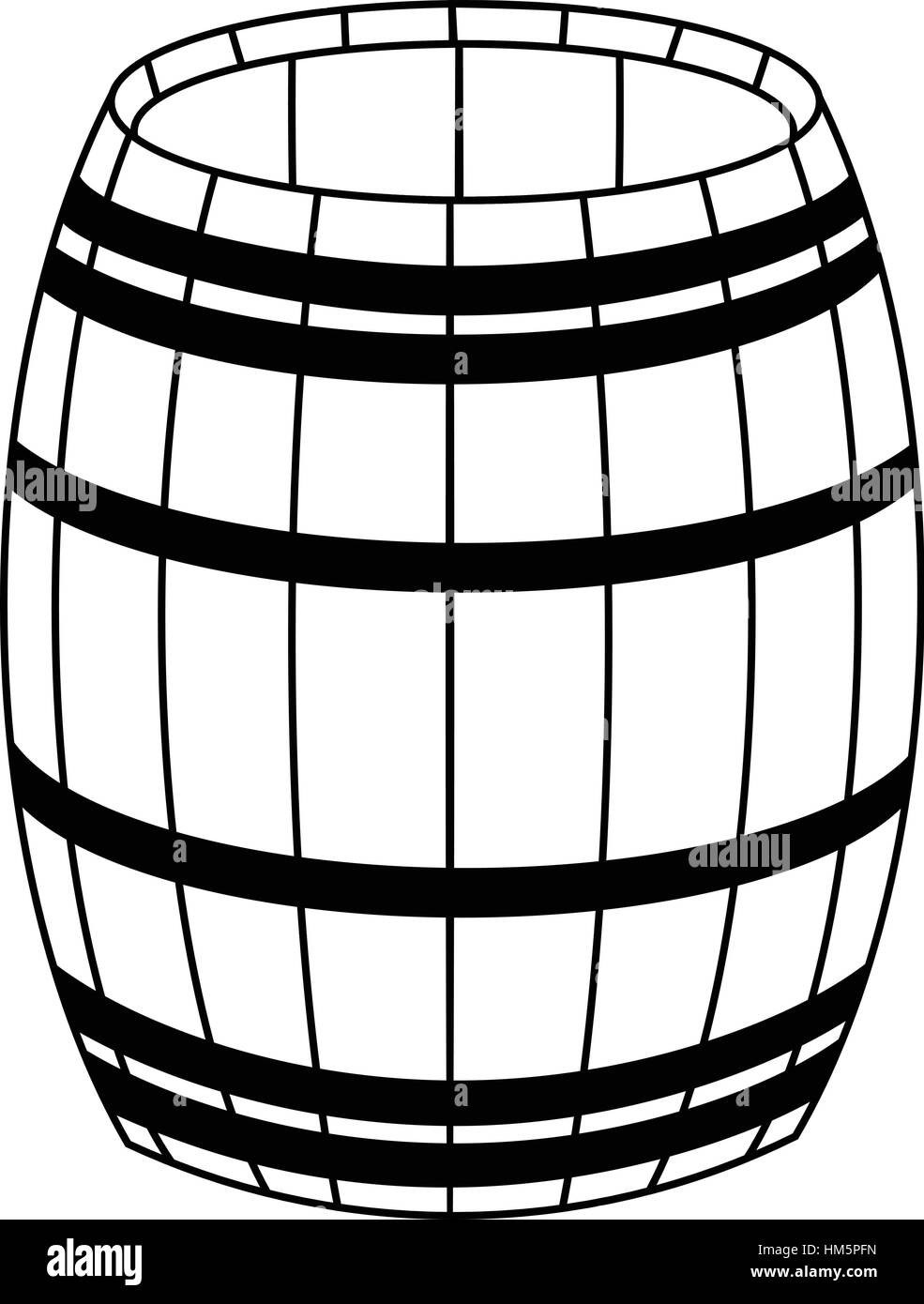 Wooden barrel vector eps 10 Stock Vector Image & Art - Alamy