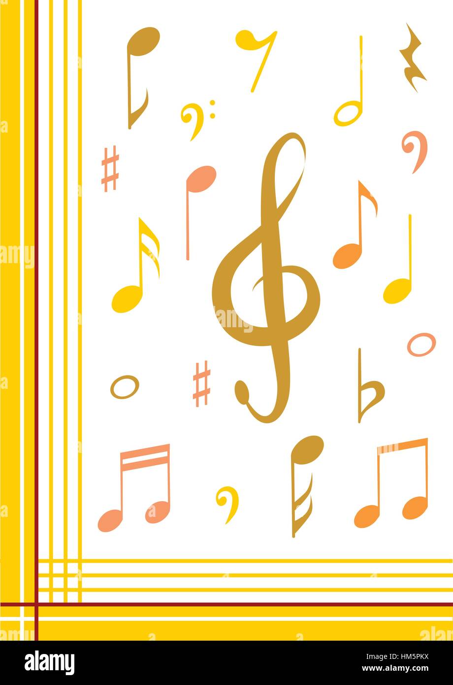 music note background vector eps 10 Stock Vector Image & Art - Alamy