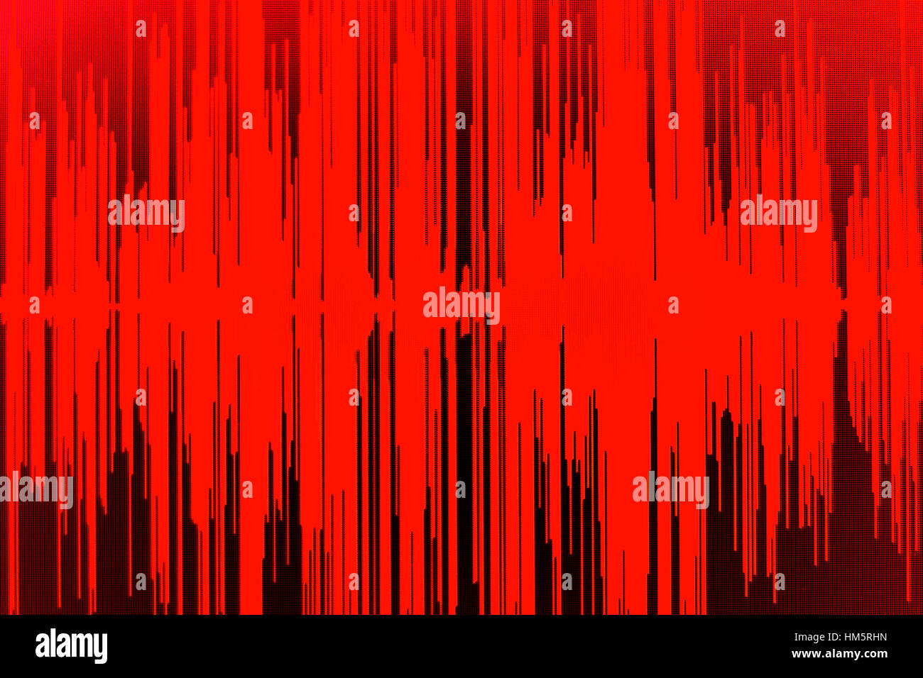 Sound recording studio audio wave on computer screen in professional ...