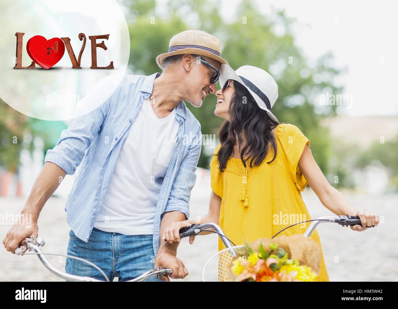 Romantic couple having fun Stock Photo - Alamy