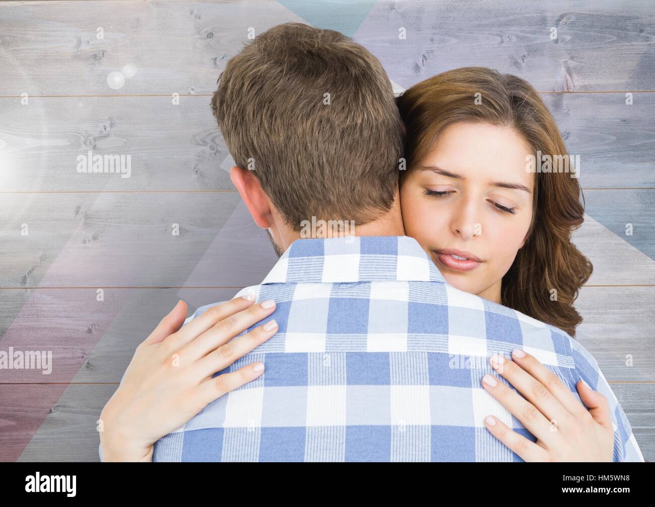 Romantic couple embracing each other Stock Photo - Alamy