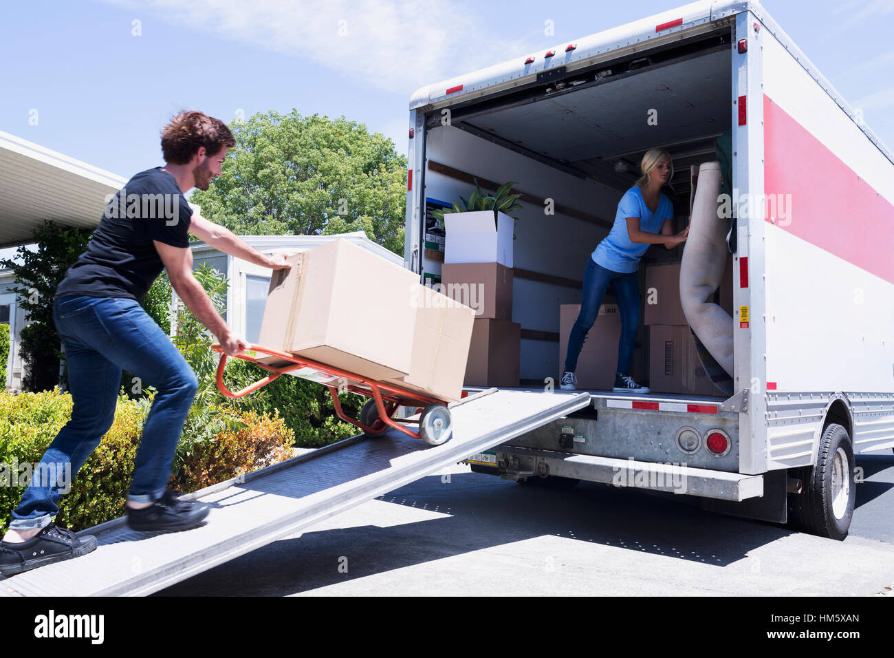 Loading Moving Truck