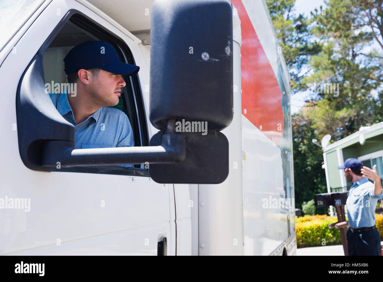 Driver out window hi-res stock photography and images - Alamy