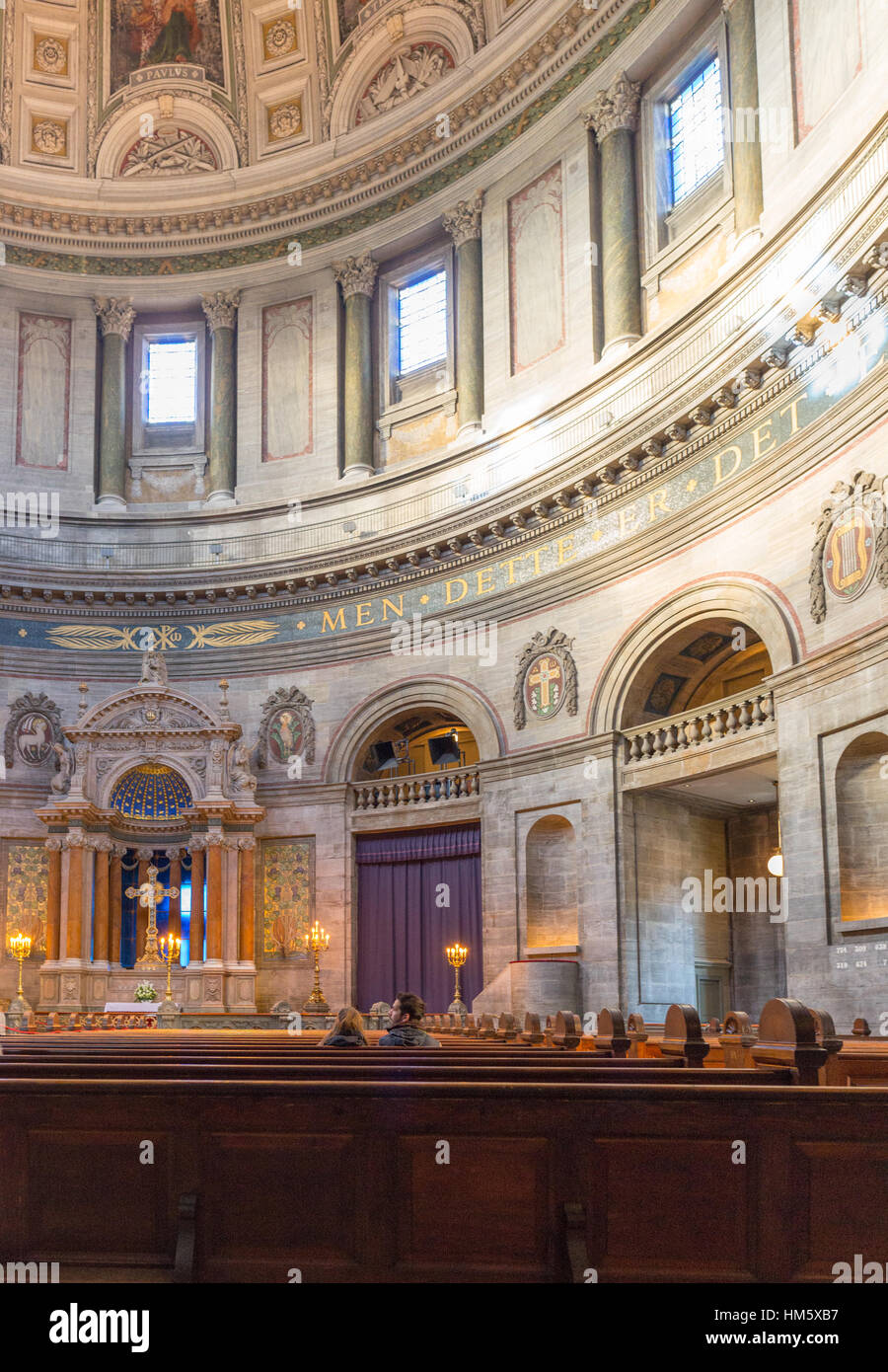 Inside the Marble Church, Copenhagen, Denmark Stock Photo - Alamy