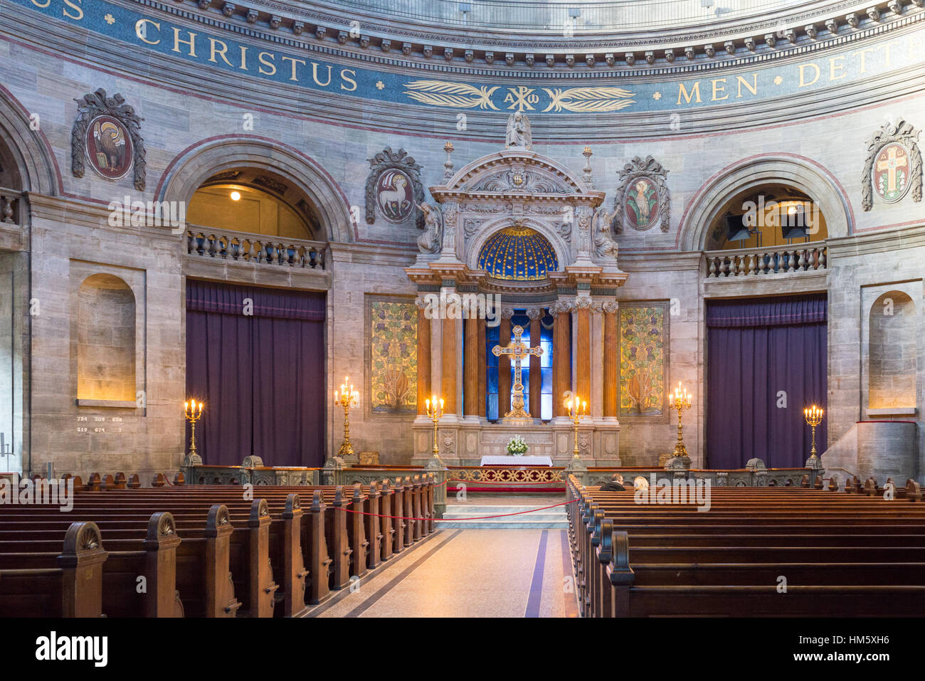 Inside the Marble Church, Copenhagen, Denmark Stock Photo - Alamy