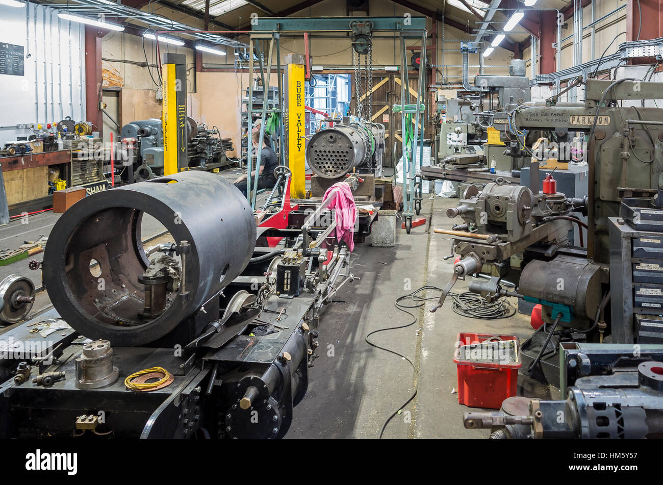 Inside bure valley railway maintenance hi-res stock photography and ...