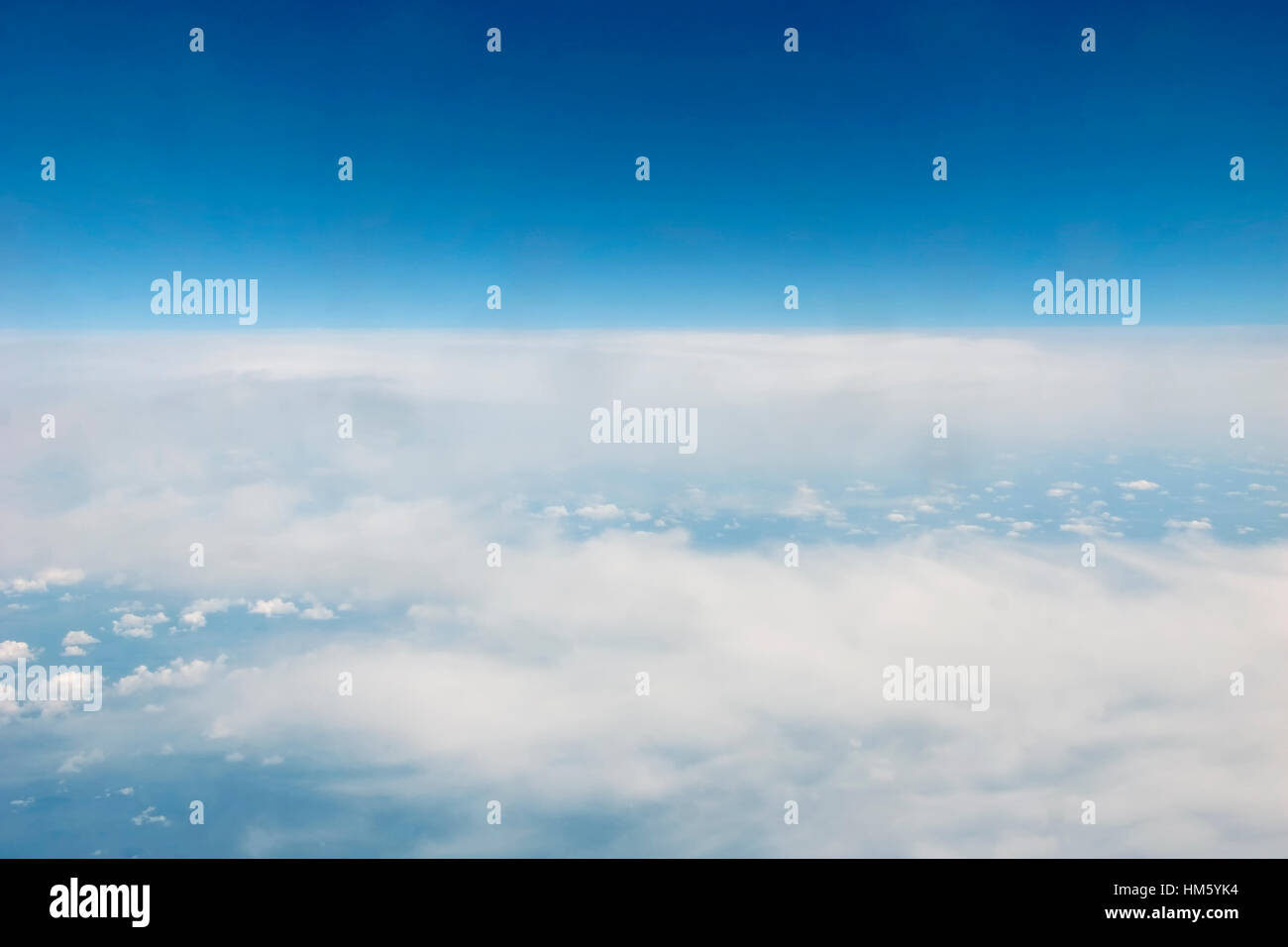 Beautiful Heavenly views from the plane window Stock Photo - Alamy