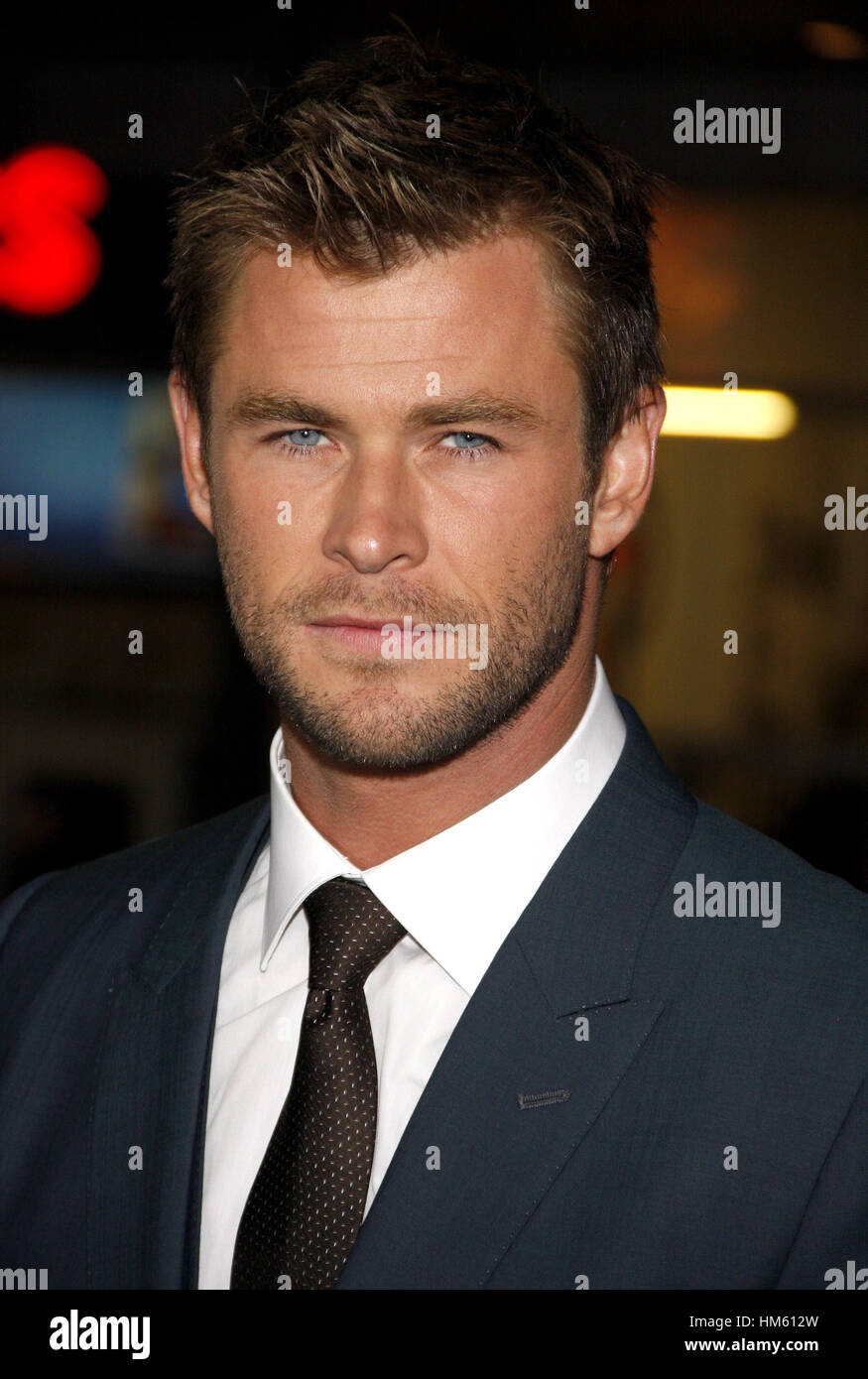 Hollywood, CA, USA. Chris Hemsworth at Blackhat Los Angeles Premiere ...