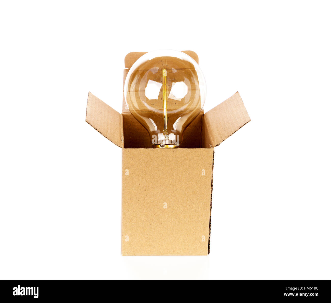 Open box lightbulb Cut Out Stock Images & Pictures - Alamy
