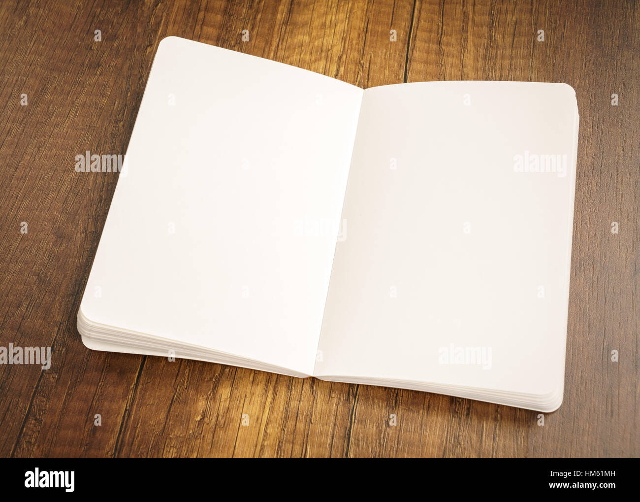 Blank catalog, magazines,book mock up on wood background Stock Photo ...