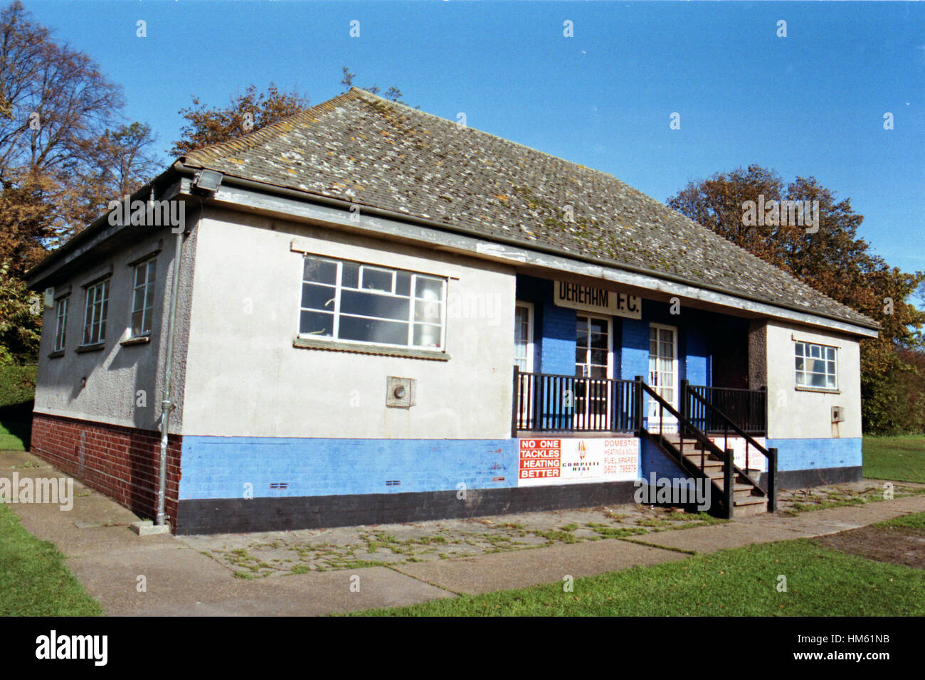 Recreation Ground, home of Dereham Town FC, pictured in November 1997 ...
