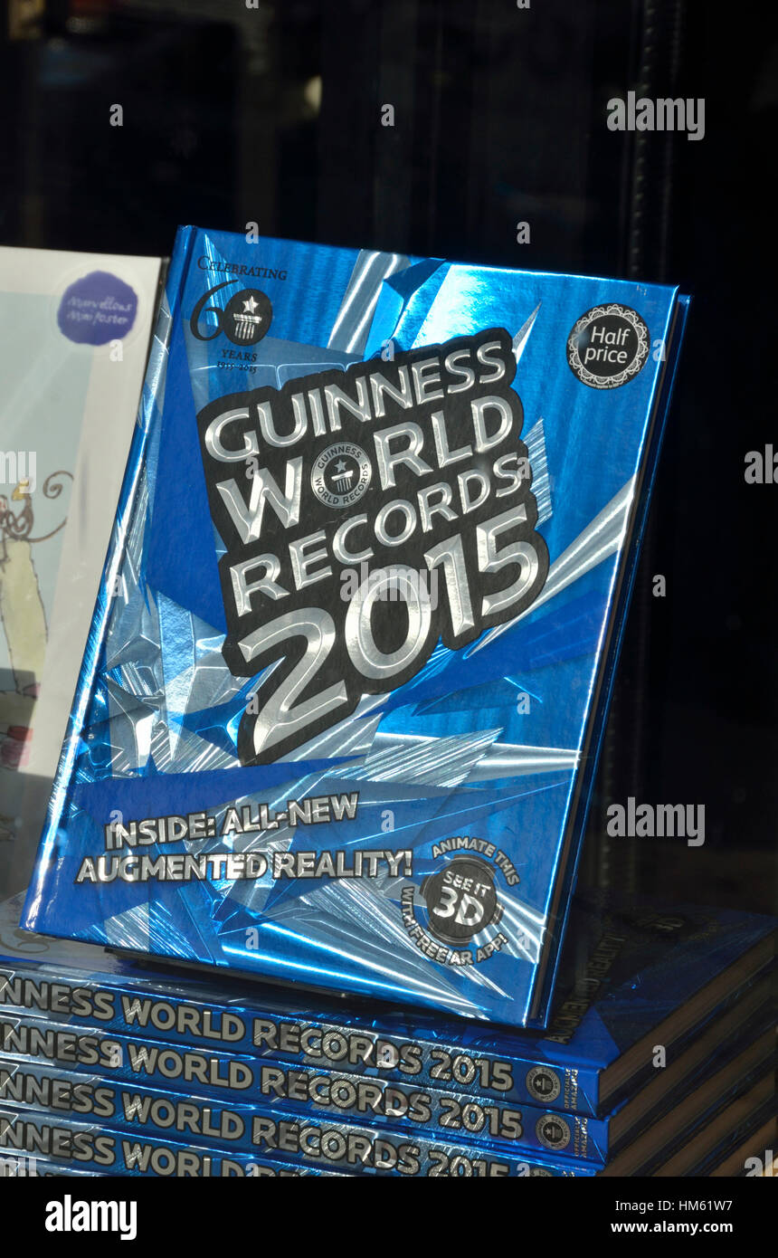 Guinness book of records cover hi-res stock photography and images - Alamy