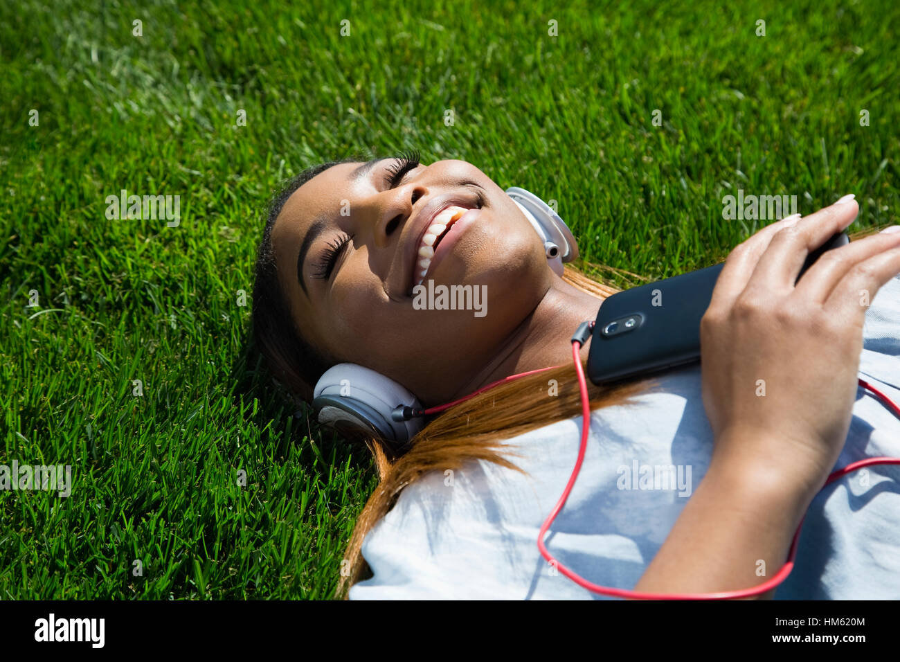 Half length smiling music hi-res stock photography and images - Alamy
