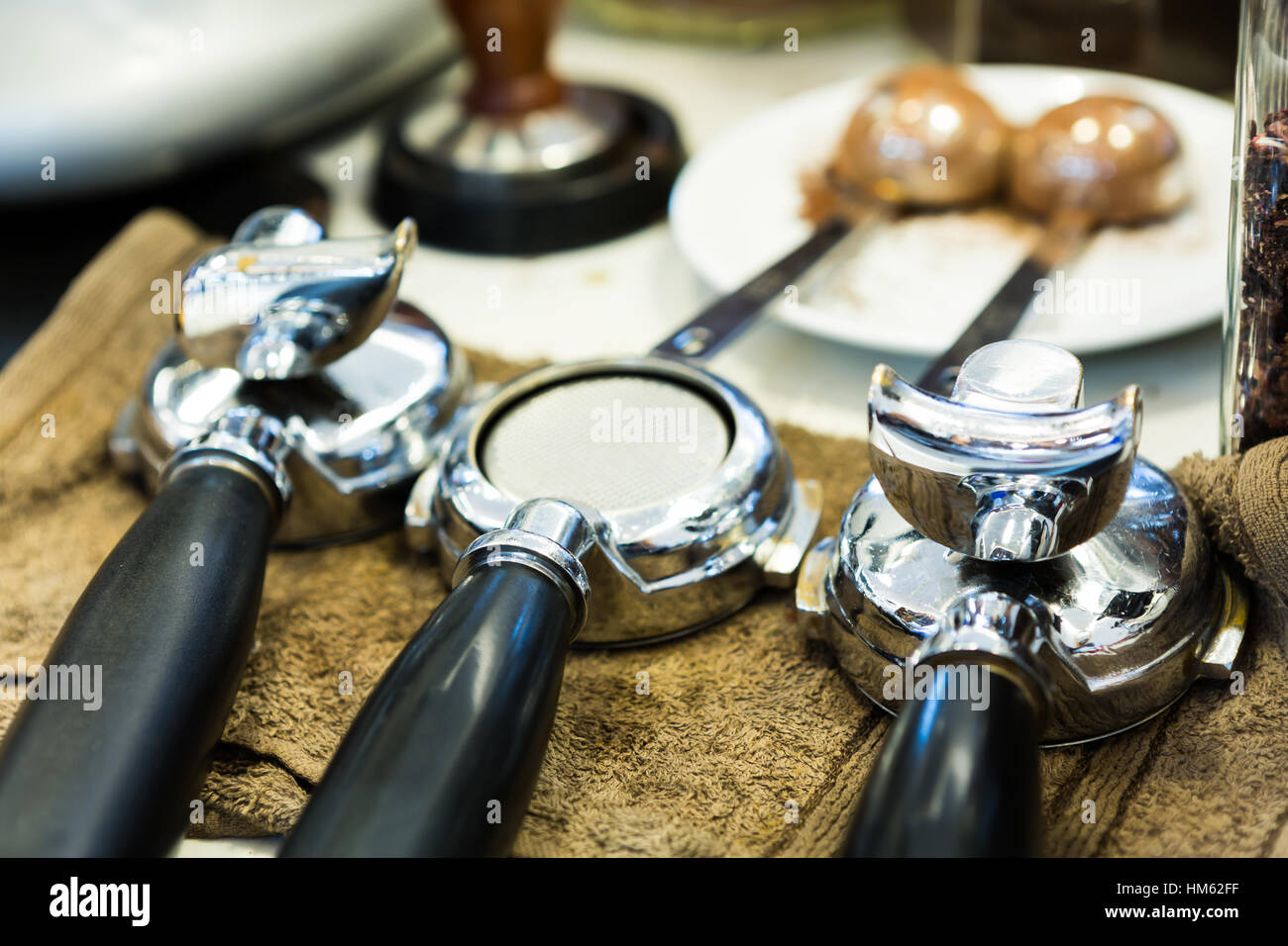 preparation of coffee Stock Photo - Alamy