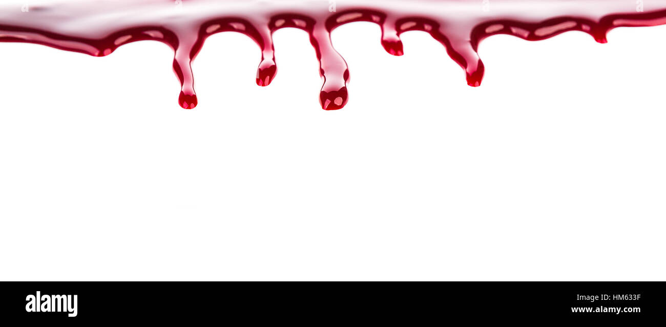 Halloween concept : Blood dripping Stock Photo - Alamy