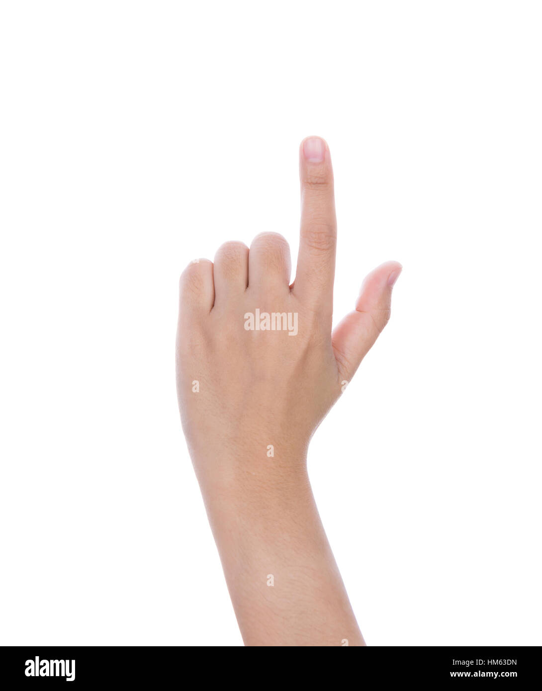 Human finger touching something hi-res stock photography and images - Alamy