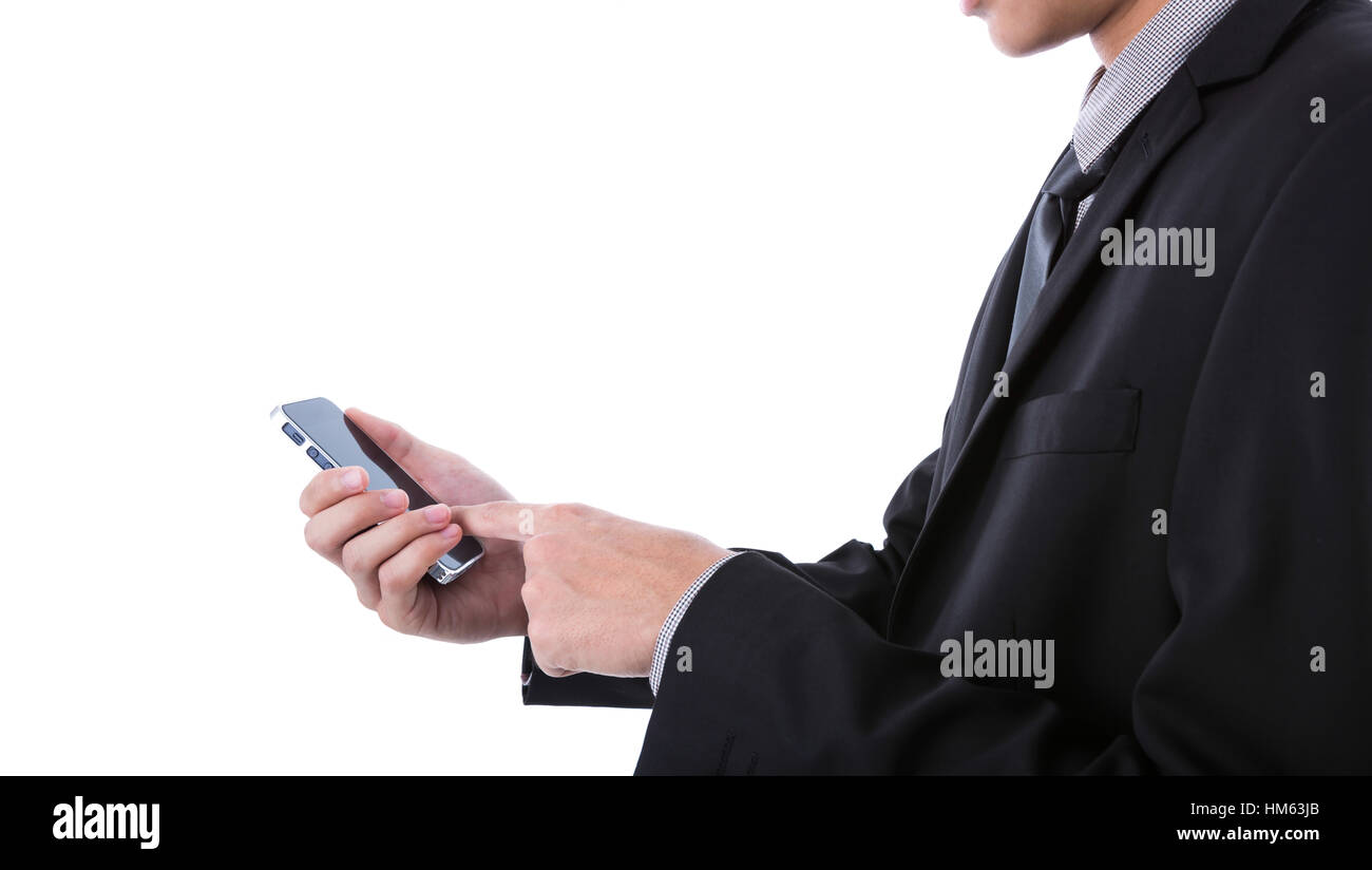 Hand holding mobile smart phone Stock Photo - Alamy