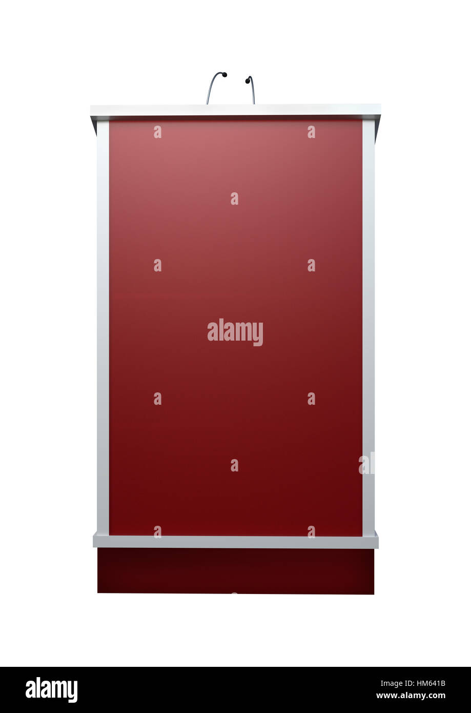 3D rendering of a lectern isolated on white background Stock Photo - Alamy