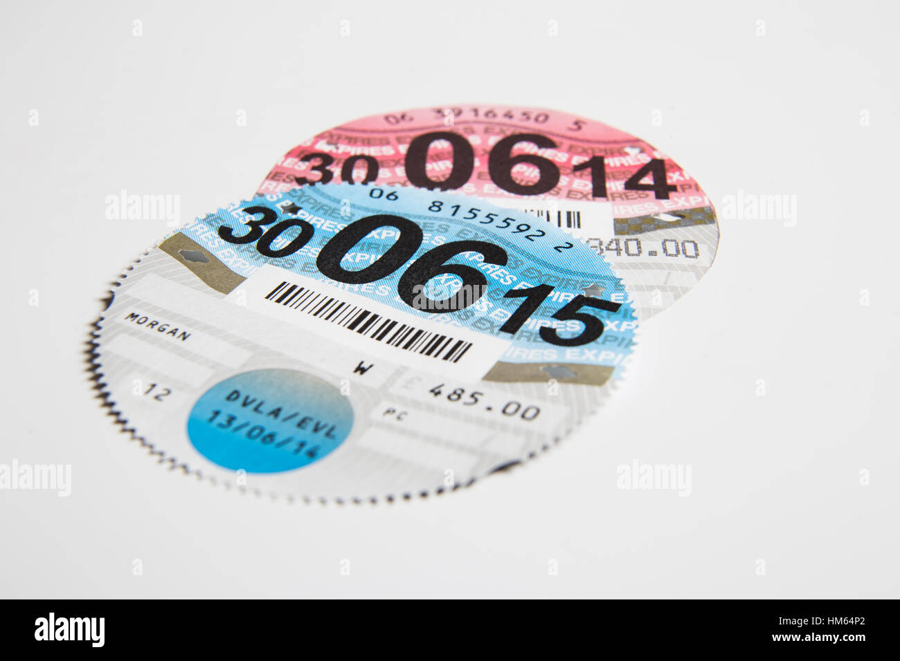 Old road tax hi-res stock photography and images - Alamy