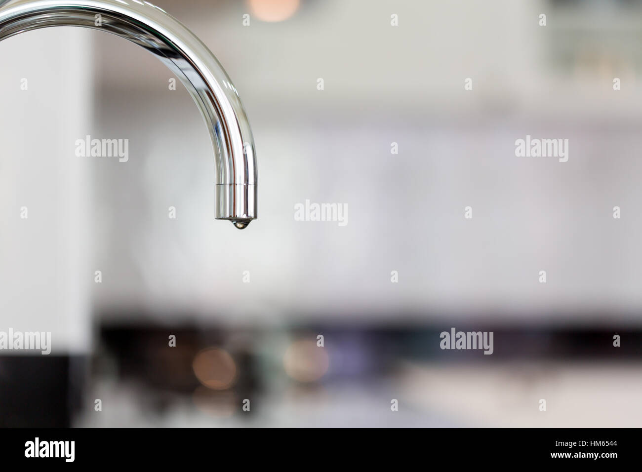 Water tap in the kitchen Stock Photo - Alamy