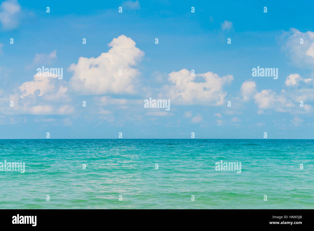 Beautiful Blue sea and sky Stock Photo - Alamy