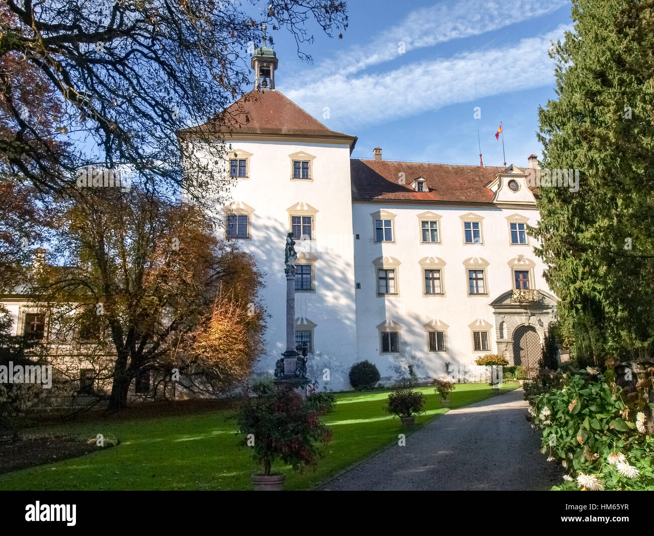 Wolfegg, Germany - november 2, 2014: WolfeggSchloss, The main building ...