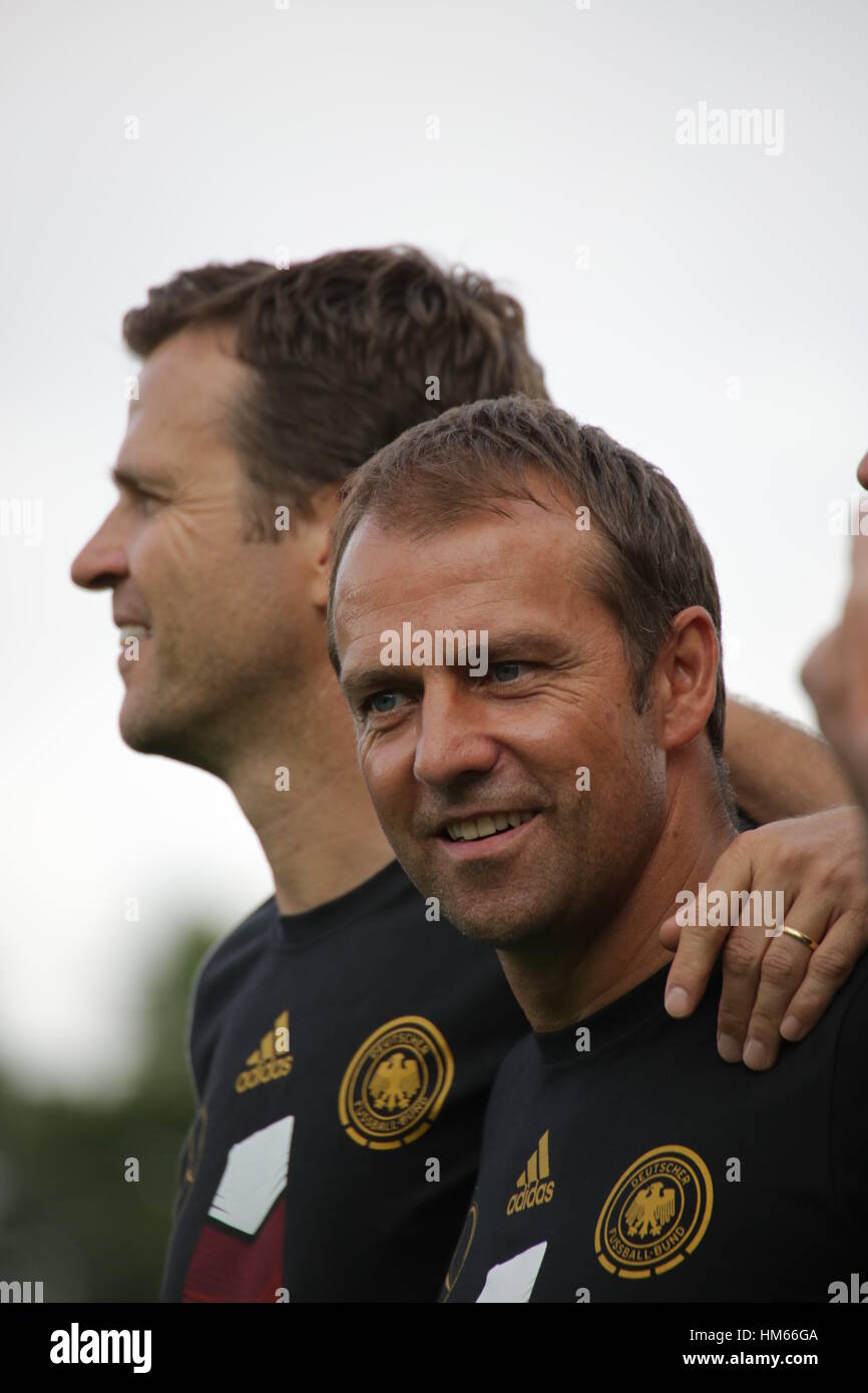 German National Football team and chief coach Löw celebrate FIFA World ...