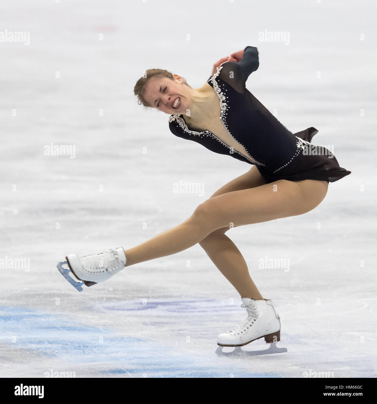 Carolina KOSTNER z Italie Stock Photo - Alamy