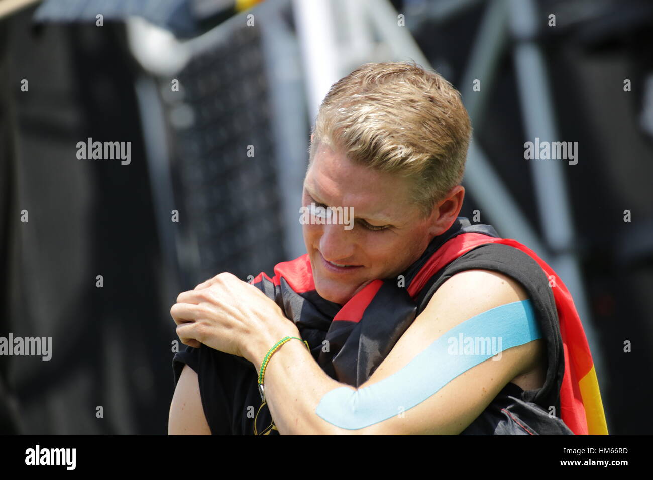 German National Football team and chief coach Löw celebrate FIFA World ...