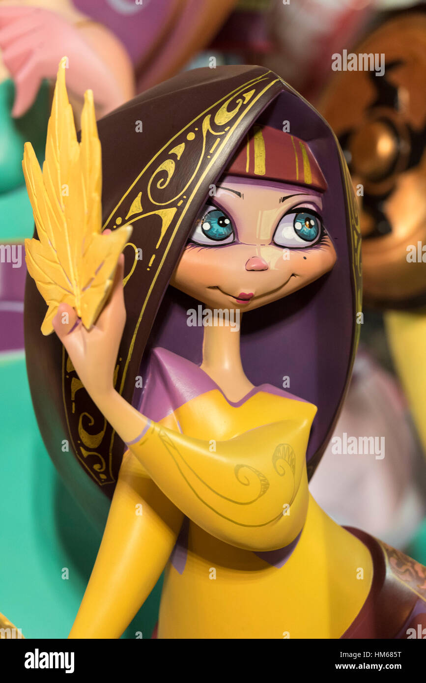 A Ninot (individual figure making up the scenes in the Fallas ...