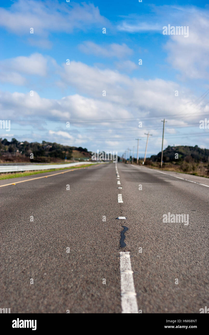The Middle of the Road Stock Photo - Alamy