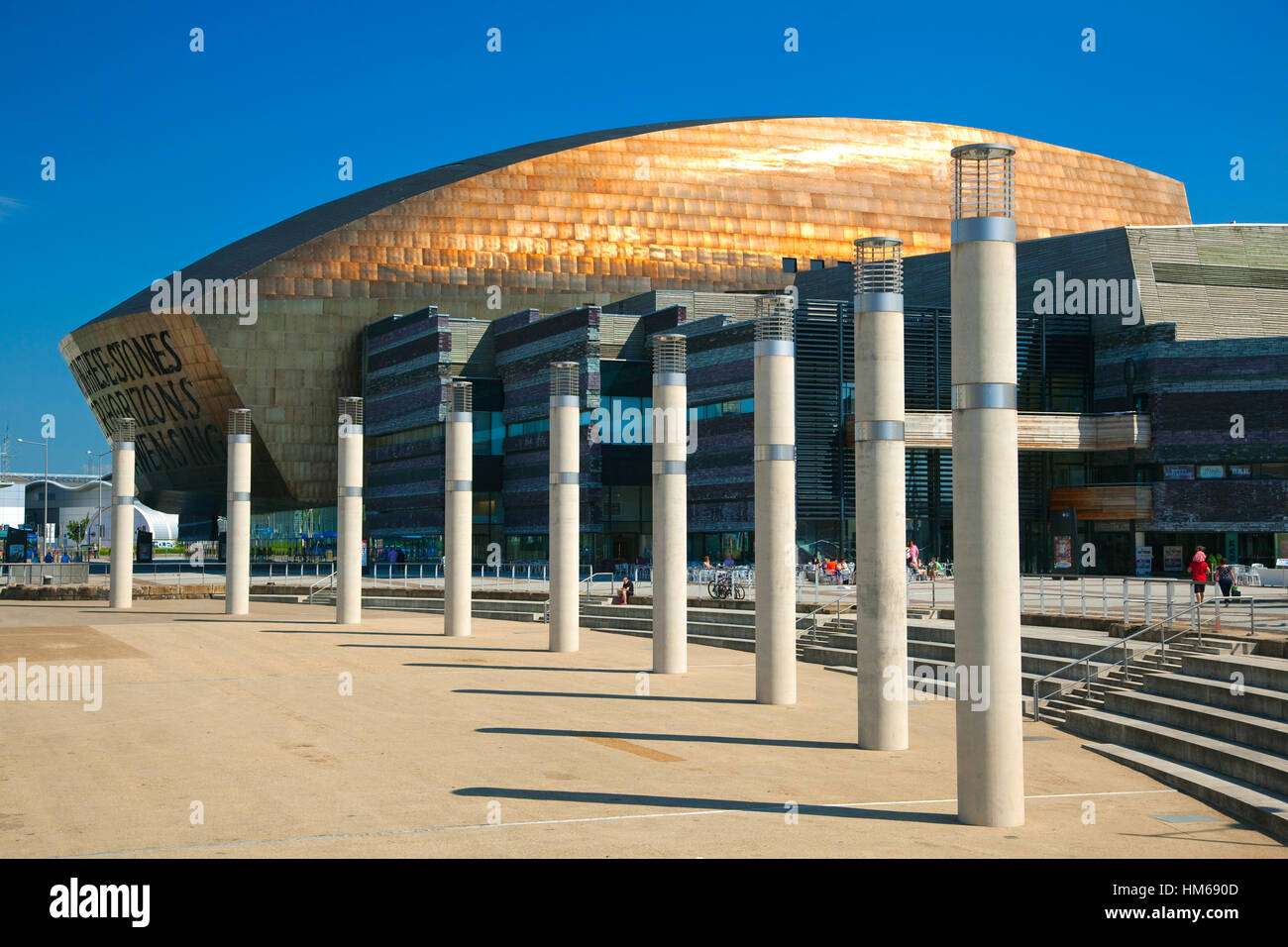 Millennium Centre, Cardiff Bay, Wales, UK Stock Photo - Alamy