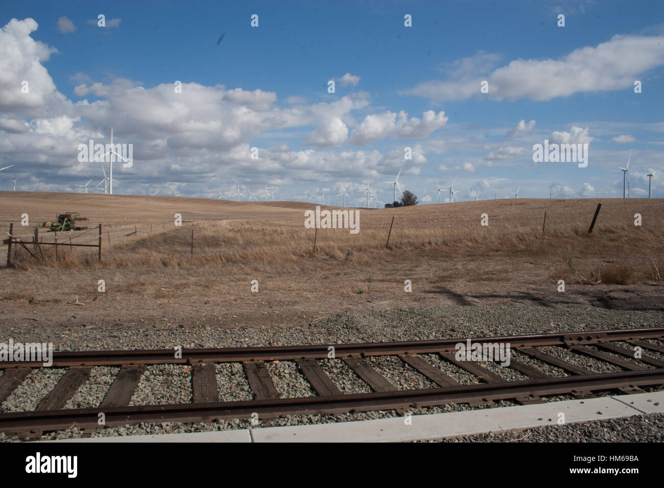 Train and wind farm hi-res stock photography and images - Alamy