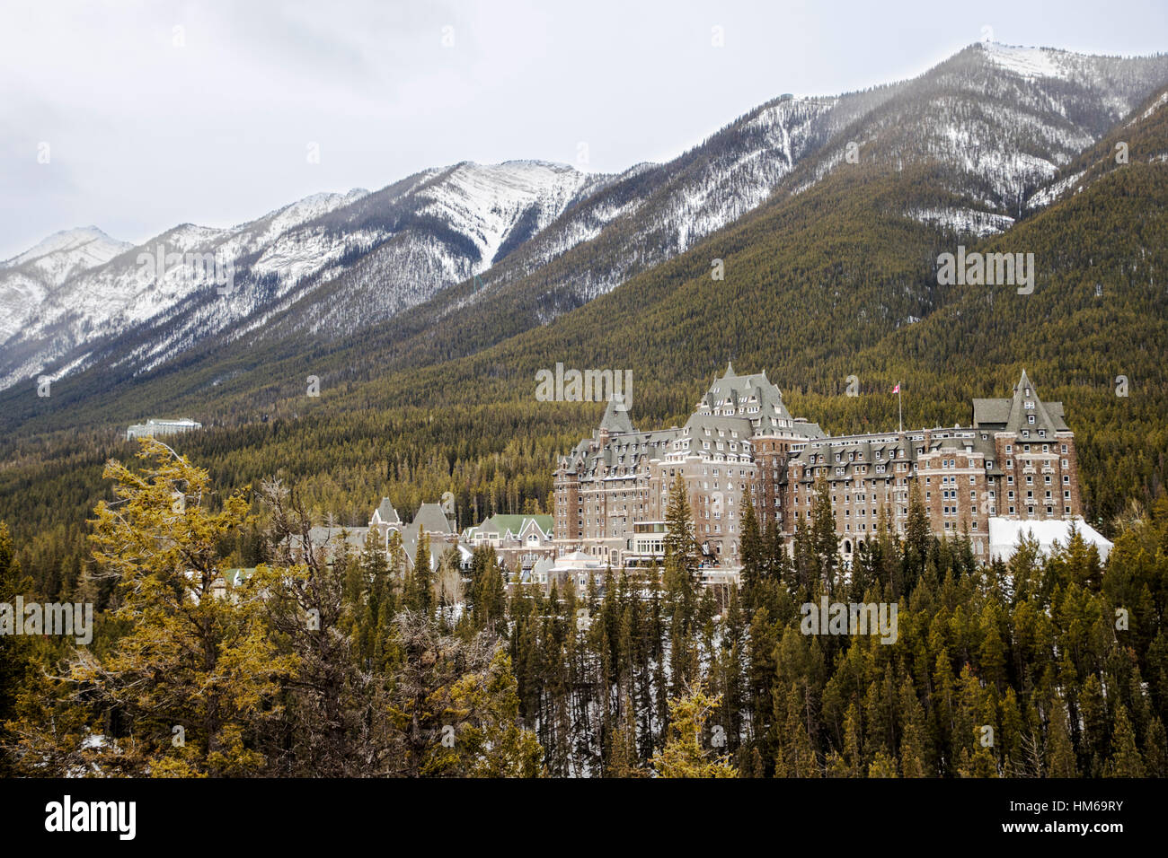 Historic Fairmont Banff Springs hotel; c 1888; Banff; Alberta; Canada "Castle in the Rockies ...