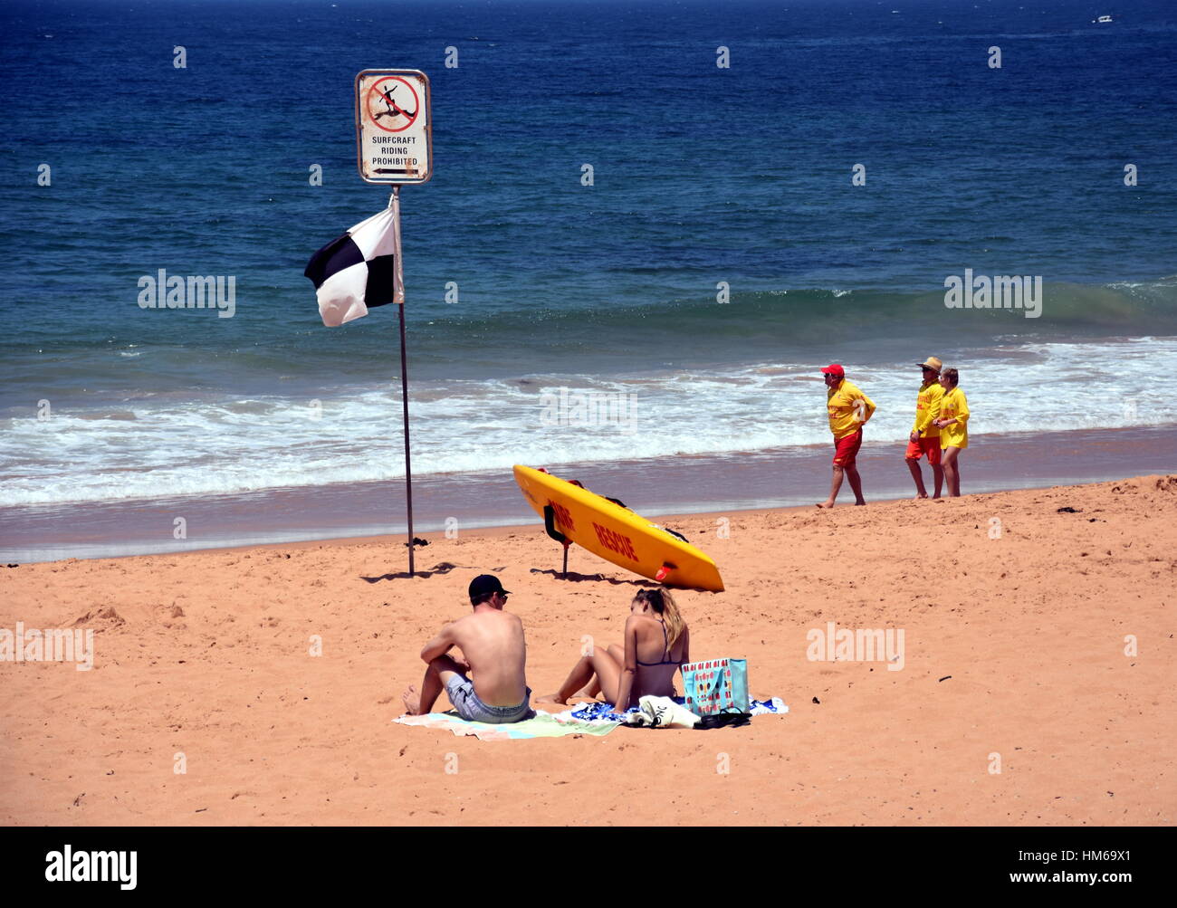 Sydney, Australia - Jan 29, 2017. A sign reads "Surfcraft riding ...